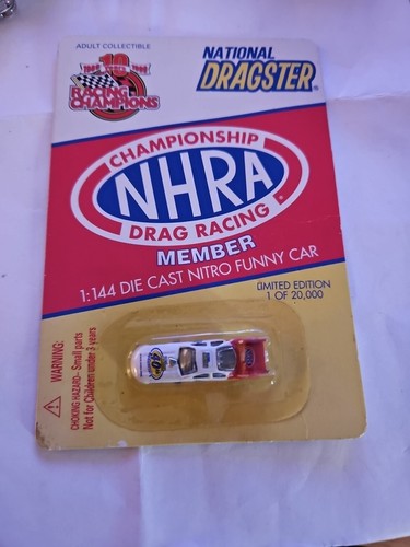1999 NHRA National Dragster 1:144 Die Cast Nitro Funny Car New Red ...