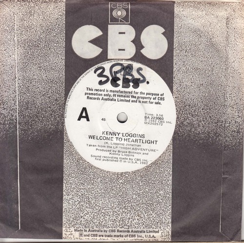 KENNY LOGGINS Only A Miracle / Welcome To Heartlight 45 Promo SirH70 | eBay