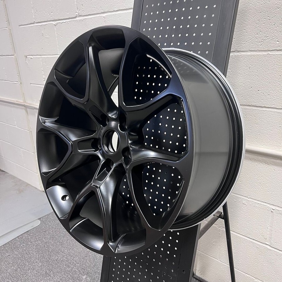 20" SATIN BLACK HELLCAT SRT DDHC STYLE WHEELS RIMS FITS 5X127 DODGE ...