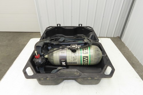 MSA H-60SL SCBA 60 Min Respirator Tank Air Cylinder Firefighter ...