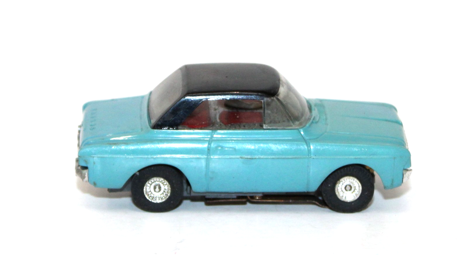 Vintage Faller 4804 Ford Taurus 20M HO Slot Car Blue Runs Exc 60s | eBay
