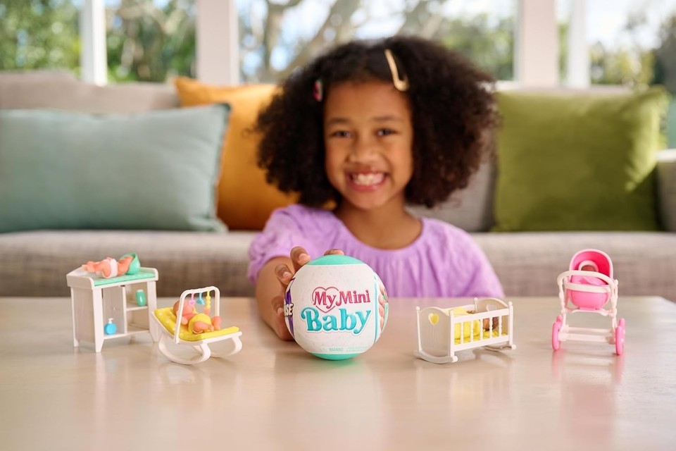 My Mini Baby Series 1: Collectible Rainbow Capsule with Realistic ...