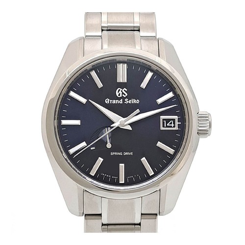 Seiko Grand Seiko Spring Drive Date Midnight Blue SBGA375 SS SEIKO Used ...