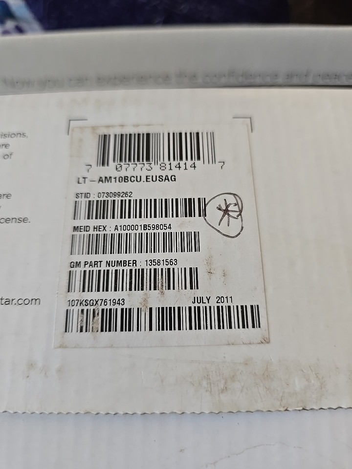 Onstar FMV Syatem. With New Rearview Mirror. Works With Many GM ...