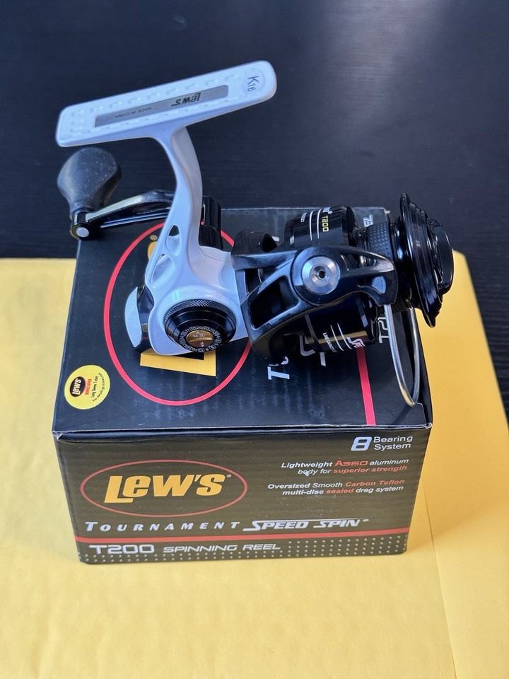 “Free Shipping” Lew’s T200 Tournament Speed Spin RH or LH 5.2:1 ...