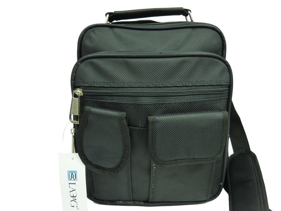 Men Shoulder Bag Black Work Bag Messenger Flight Attendant | eBay