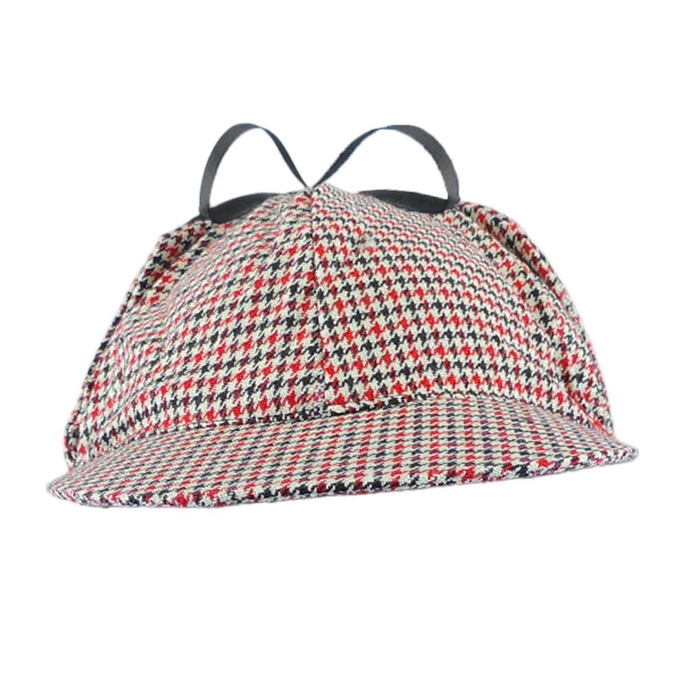 Adult Sherlock Holmes Detective Sleuth Costume Hat W/ Pipe & Magnifying ...