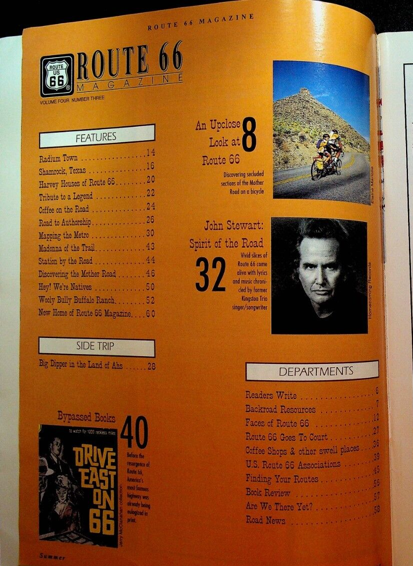 Route 66 Magazine Summer 1997 Kingston Trio John Stewart Americana | eBay