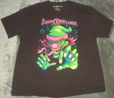 VTG INSANE CLOWN POSSE T SHIRT 2XL RIDDLE BOX JUGGALO ICP SHAGGY DOPE ...