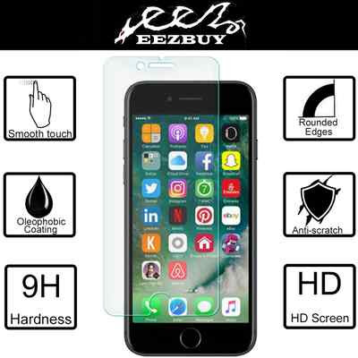 3-Pack Real Tempered Glass Film Screen Protector for Apple iPhone SE ...