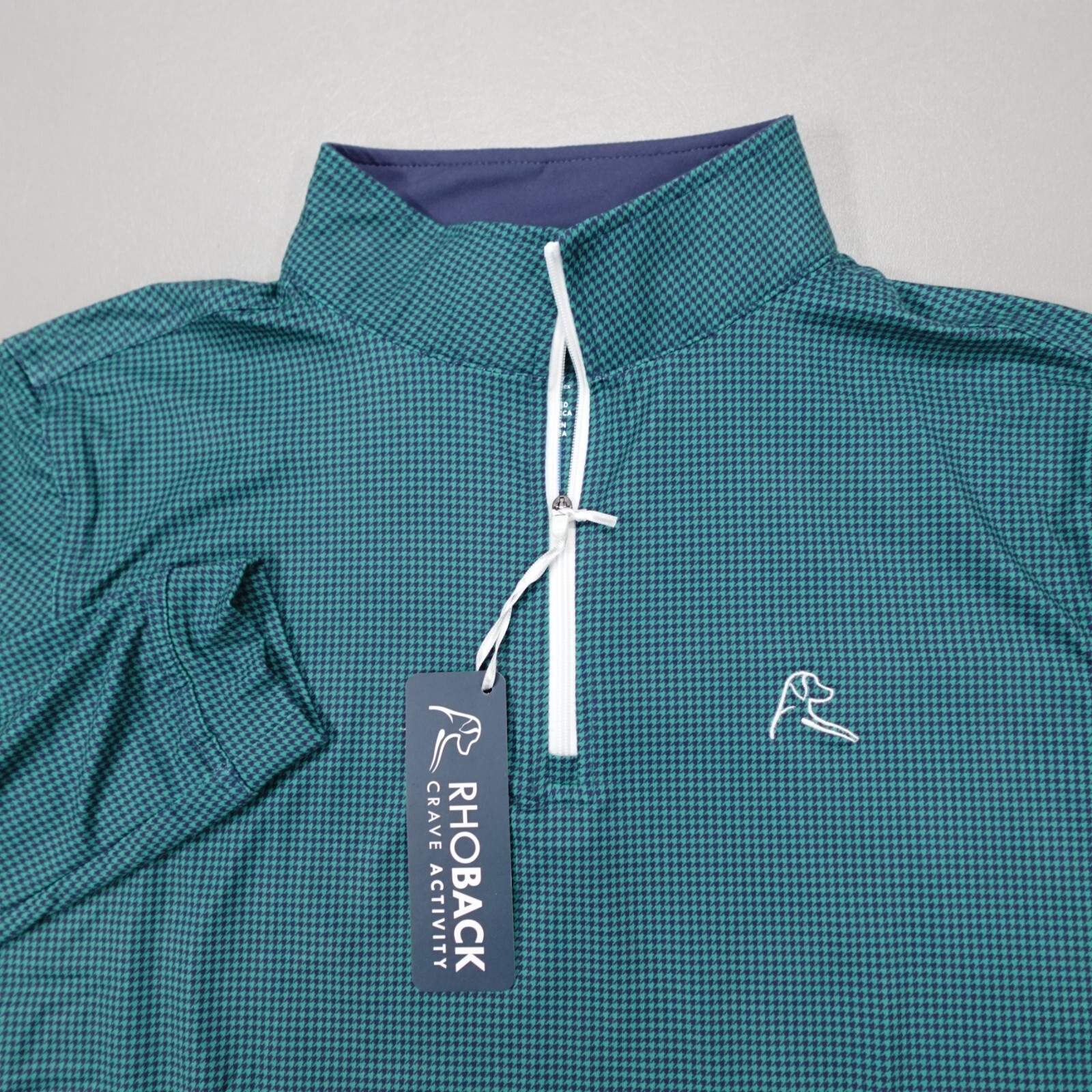Rhoback The Adirondack Performance Q-Zip Golf 1/4 Zip Wicking Soft ...