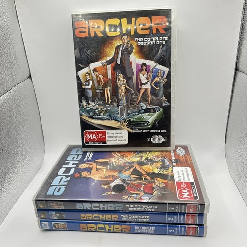 Archer DVD Series 1-4 Lot (1 2 3 4) Comedy | eBay Australia