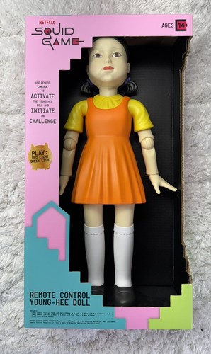 Netflix Squid Game Young-Hee Doll Remote control 15” Tall Electronic ...
