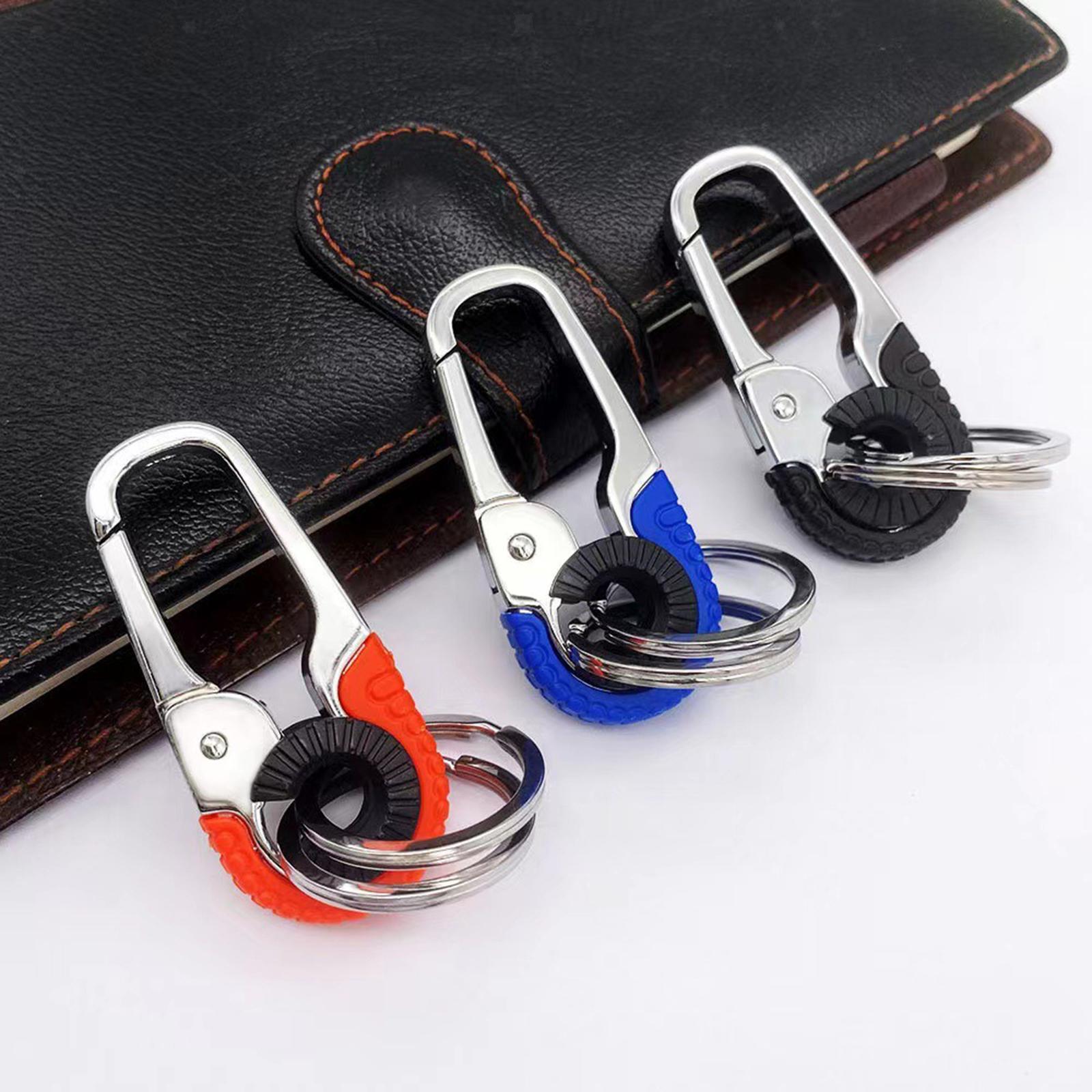 Men’S Car Key Chain Heavy Duty Multifunctional Key Ring for Unisex Men ...