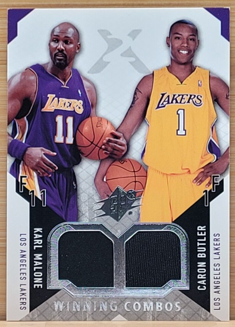 2004-05 SPX KARL MALONE CARON BUTLER GAME USED RELIC WINNING COMBOS | eBay