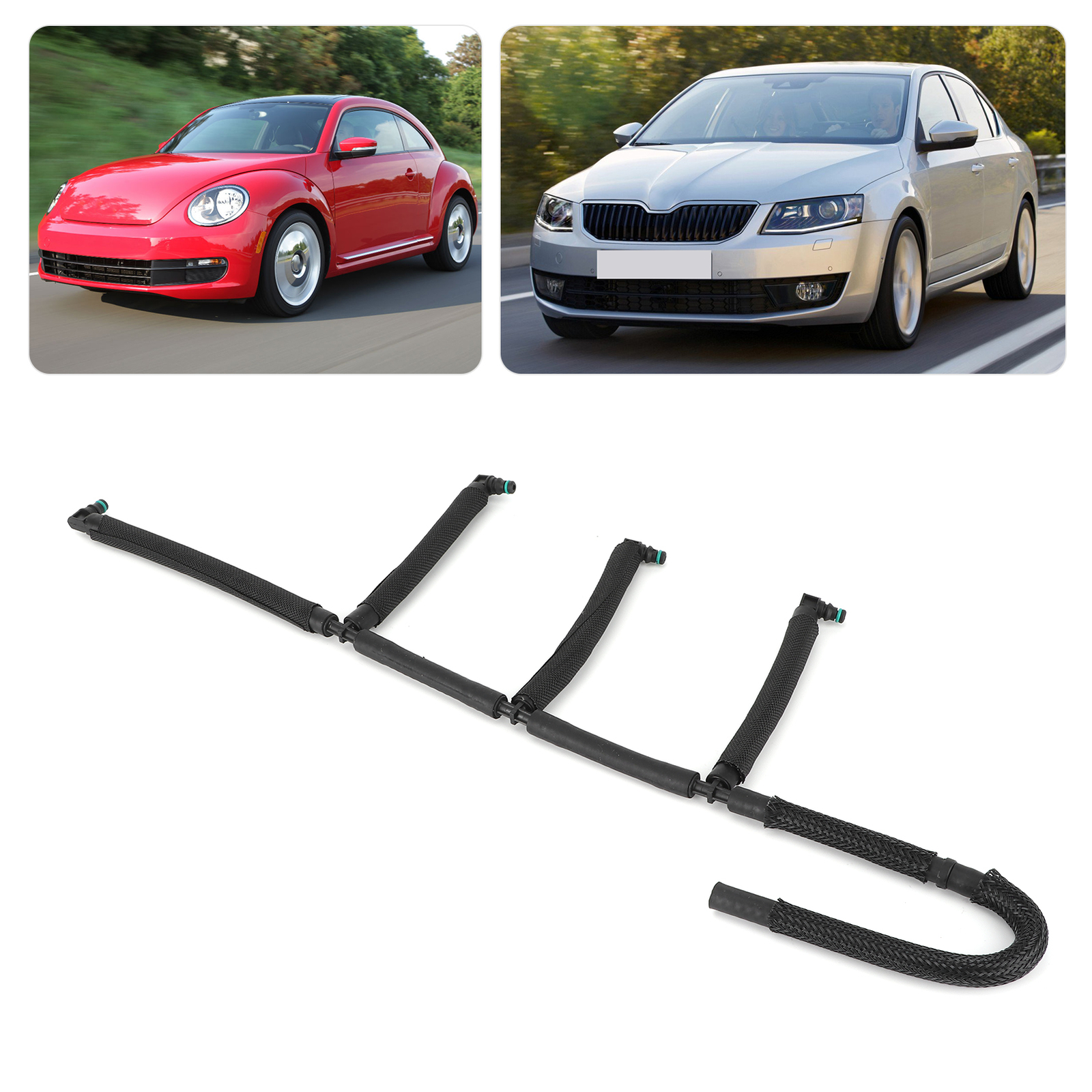 Fuel Return Overflow LeaksOff Pipe 03L130235AF For Altea Ibiza Leon SNT ...