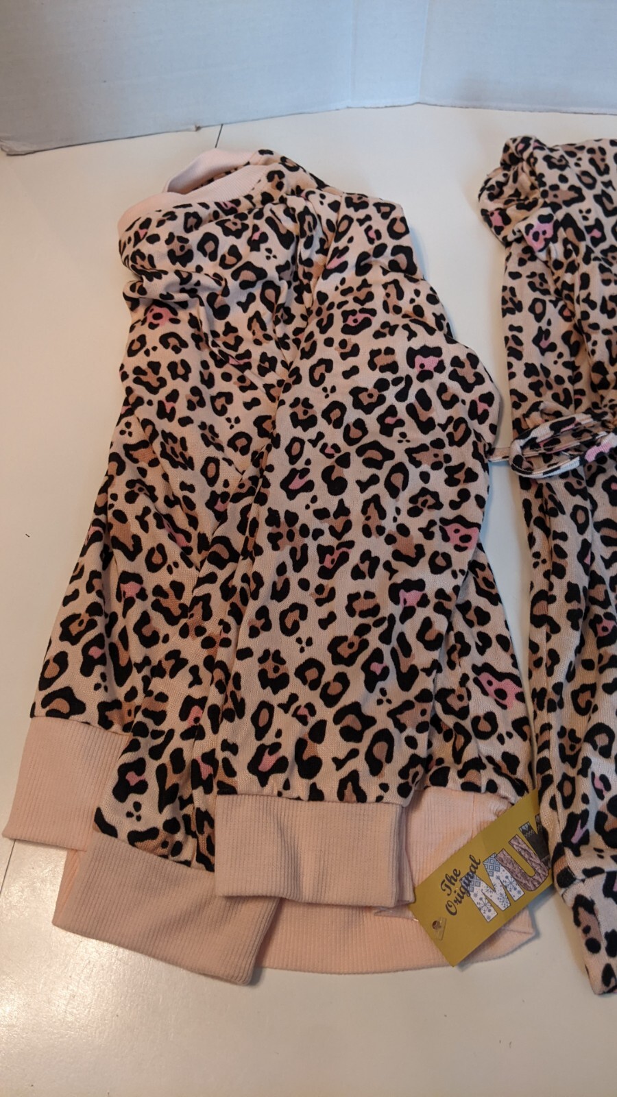 MUK LUKS Women's Loungewear Sleepwear Set M Butter Knit Animal Leopard ...