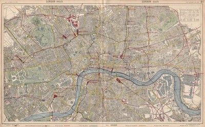 Pre-1900 - Detailed 1889 Map Showing Towns Cities