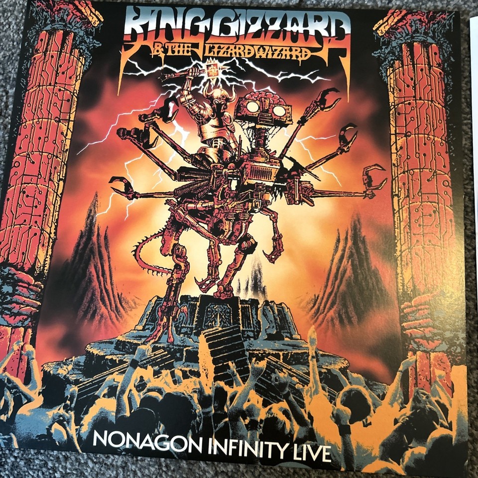 King Gizzard and the Lizard Wizard Nonagon Infinity Live black ...