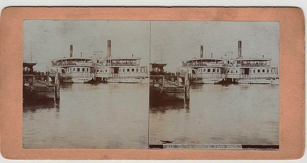 DETROIT & HOPE TIED TO DOCK ~ DETROIT WINDSOR FERRY CO. ~ c. -1870 | eBay