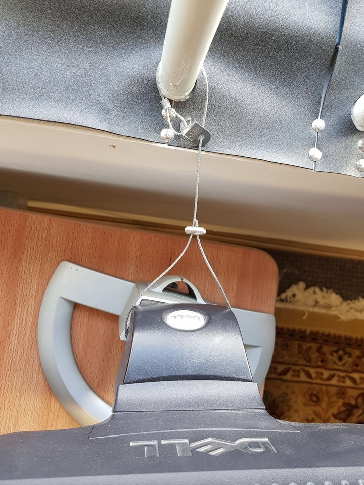 Computer TV Television monitor mouse BLACK Steel cable Wire rope ...