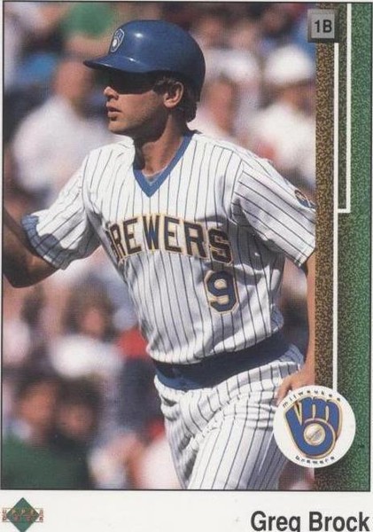 1989 Upper Deck - #543 Greg Brock for sale online | eBay