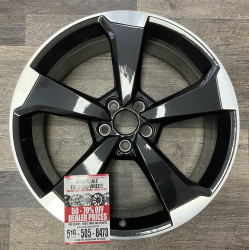 Audi SQ5 2019 2020 59076 aluminum OEM wheel rim 20 x 8 CNC Met Black | eBay