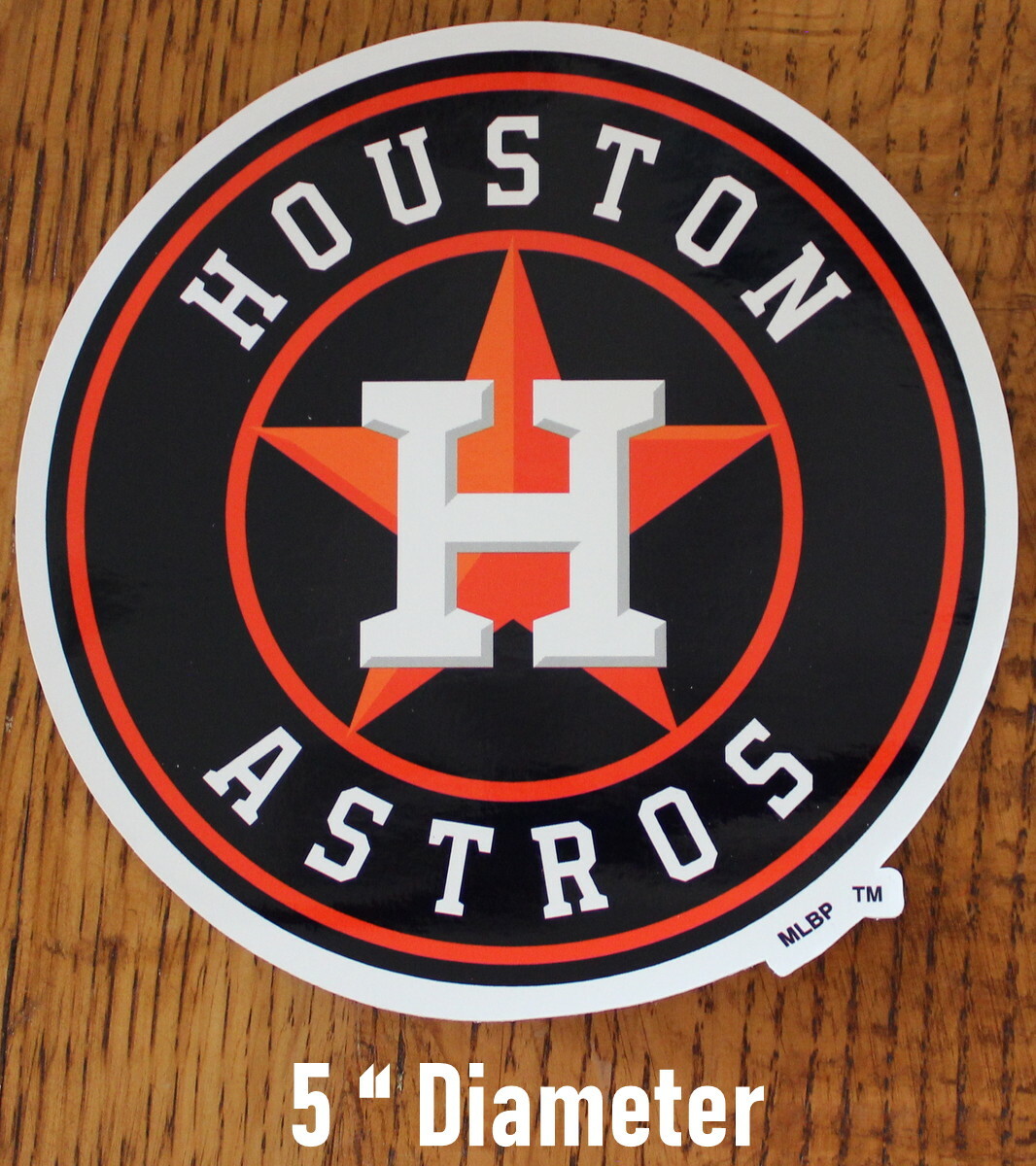 Houston Astros Retro Circle Logo Vinyl Decal Sticker 5 Sizes