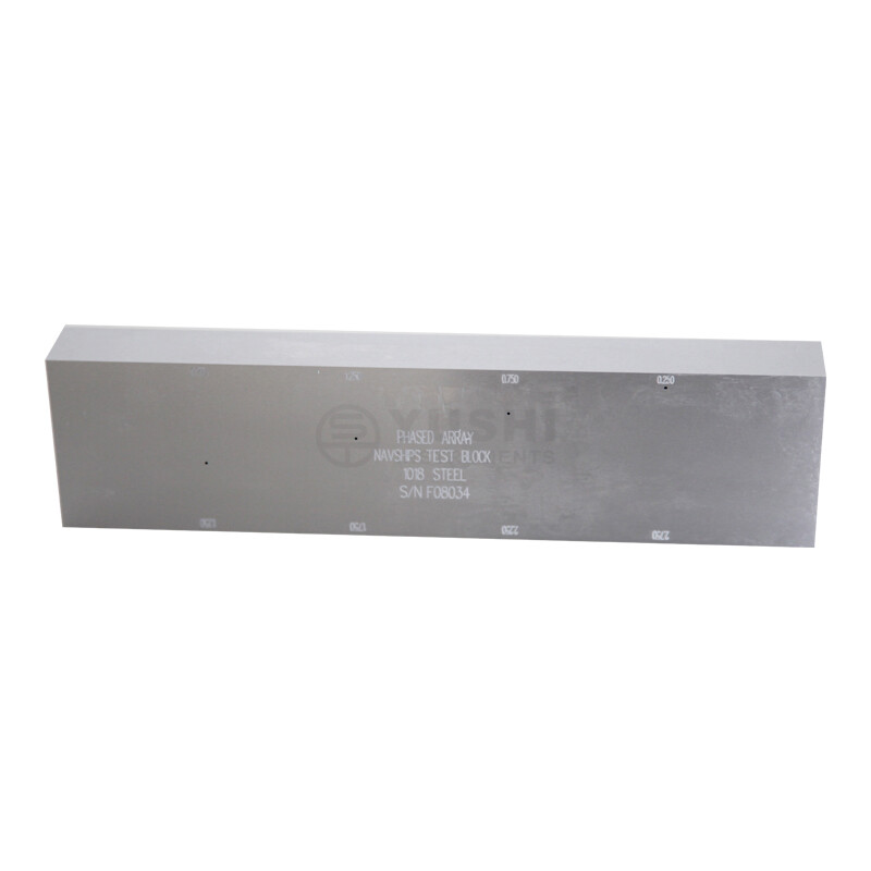 YUSHI Phased Array Block NAVSHIPS NDT Test Block 1018 Steel UT ...
