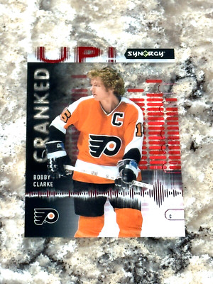 2022-23 UD Synergy Cranked Up Bobby Clarke #CU-BC Philadelphia Flyers ...