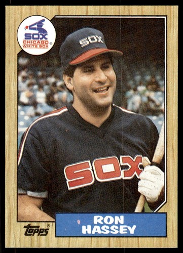 1987 Topps Baseball Card Ron Hassey Chicago White Sox #667 | eBay