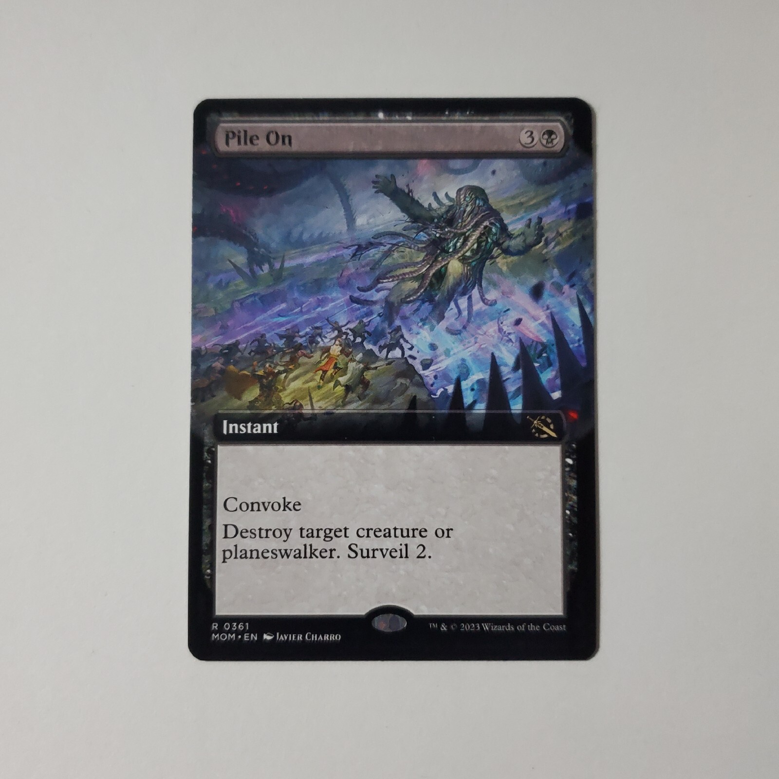 MTG Magic Pile On Extended Art March of the Machine NM | eBay