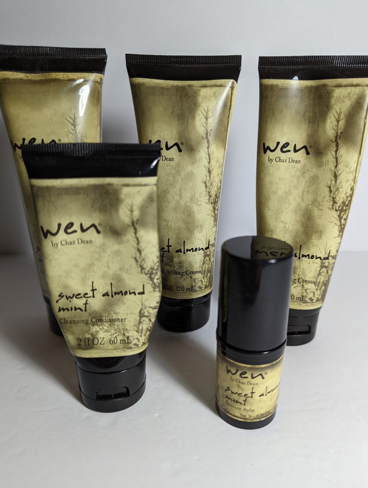 WEN Sweet Almond Mint Anti-Frizz Styling Crème Hair Balm Conditioner ...