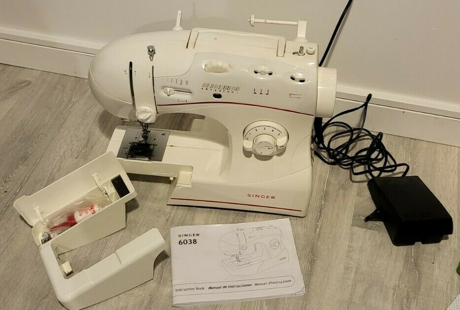SINGER 6038 FABRIC AND LEATHER SEWING MACHINE | eBay UK