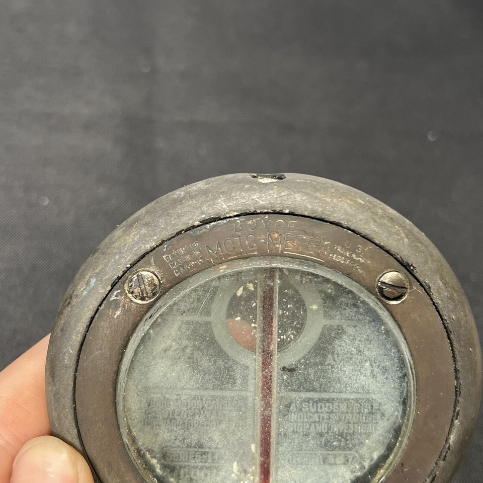 Vintage Boyce Universal Model Moto Meter Car Radiator Temp Gauge ...