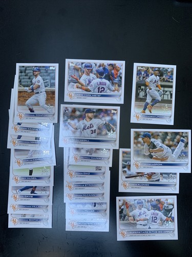 2022 Topps Factory All Star Stamp Team Set New York Mets | eBay