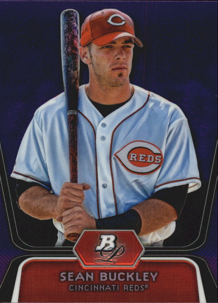 2012 Bowman Platinum Prospects Purple Refractors Card Bpp75 Sean