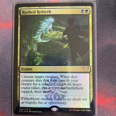 MTG Rushed Rebirth Strixhaven: School of Mages 228/275 Foil | eBay