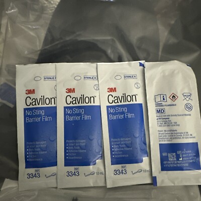 Lot of 4 Sealed 3M Cavilon No Sting Barrier Film Applicator 1.0 mL 3345 ...