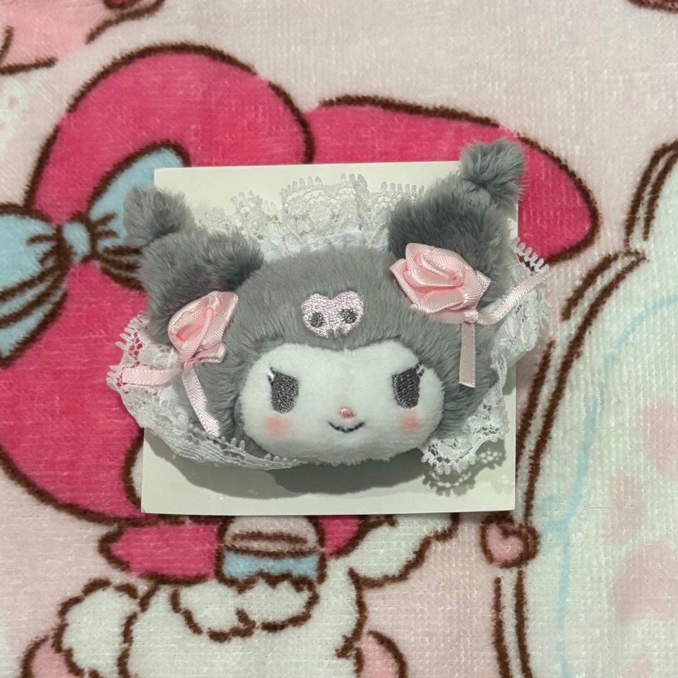 Sanrio Kuromi White Frill Design Secret Hair Clip MIB Rare | eBay