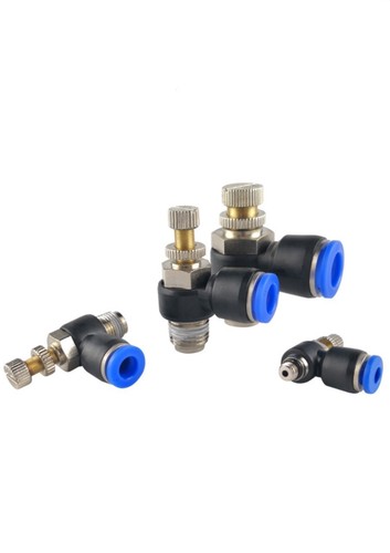 Speed Controllers Flow Restrictor For Cylinders and Valves Push in Type ...