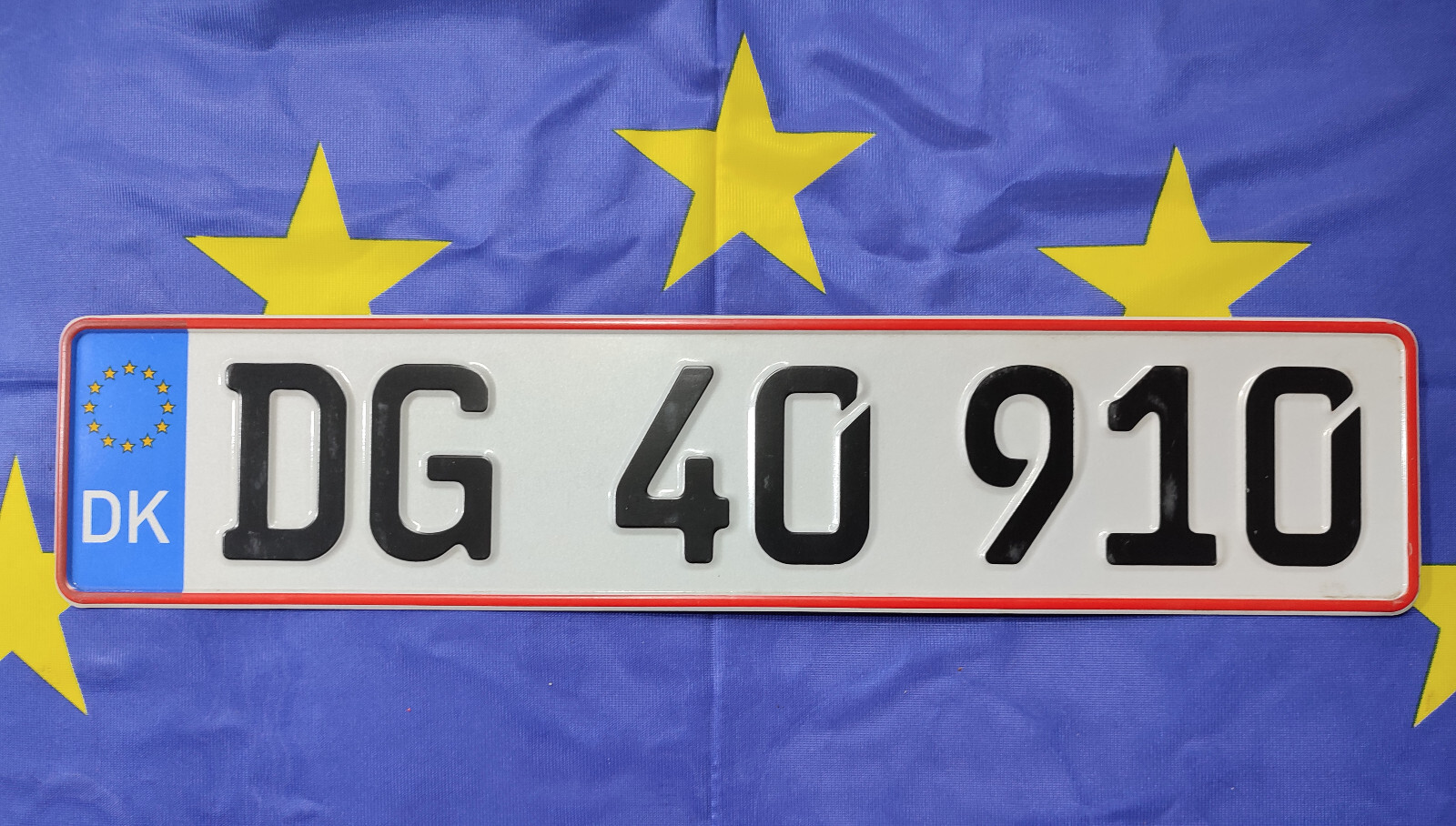 Used Denmark License Plate - replica | eBay