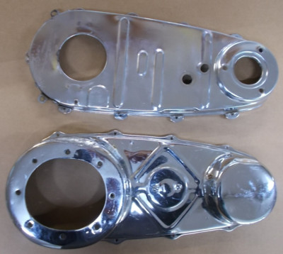 Harley Knucklehead Flathead Panhead Primary Cover & Inner Primary (EX ...