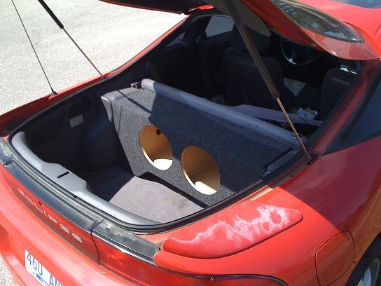 95-99 Mitsubishi Eclipse Custom Sub Enclosure Subwoofer Speaker Box (2 ...