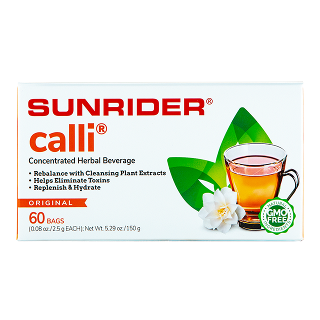 Sunrider CALLI Regular Concentrated Herbal Beverage 60 Bags (Fortune ...