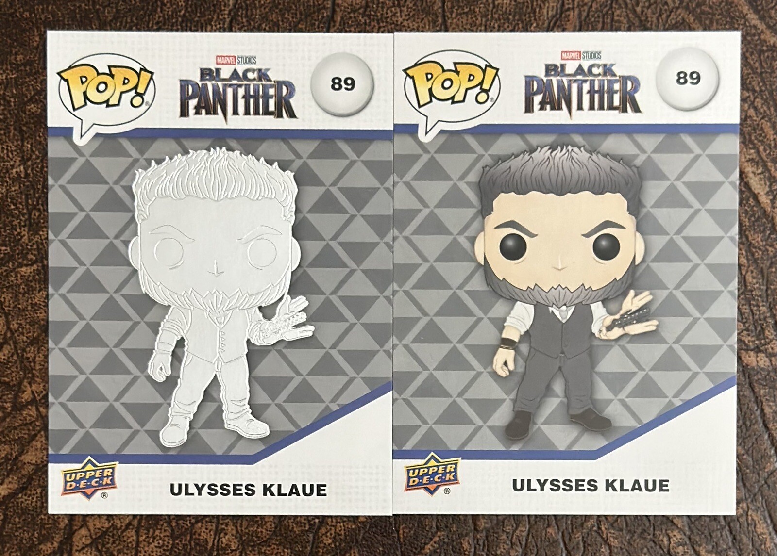 Upper Deck Funko Pop Card Marvel Ulysses Klaue Platinum Insert +BASE ...