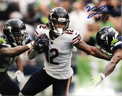 Velus JoneS jr. Chicago Bears Autographed 8x10 Photo Gameday Holo | eBay