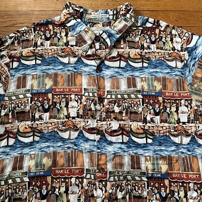 Reyn Spooner Guy Buffet Egyptian Hawaiian Shirt Size XL Men | eBay