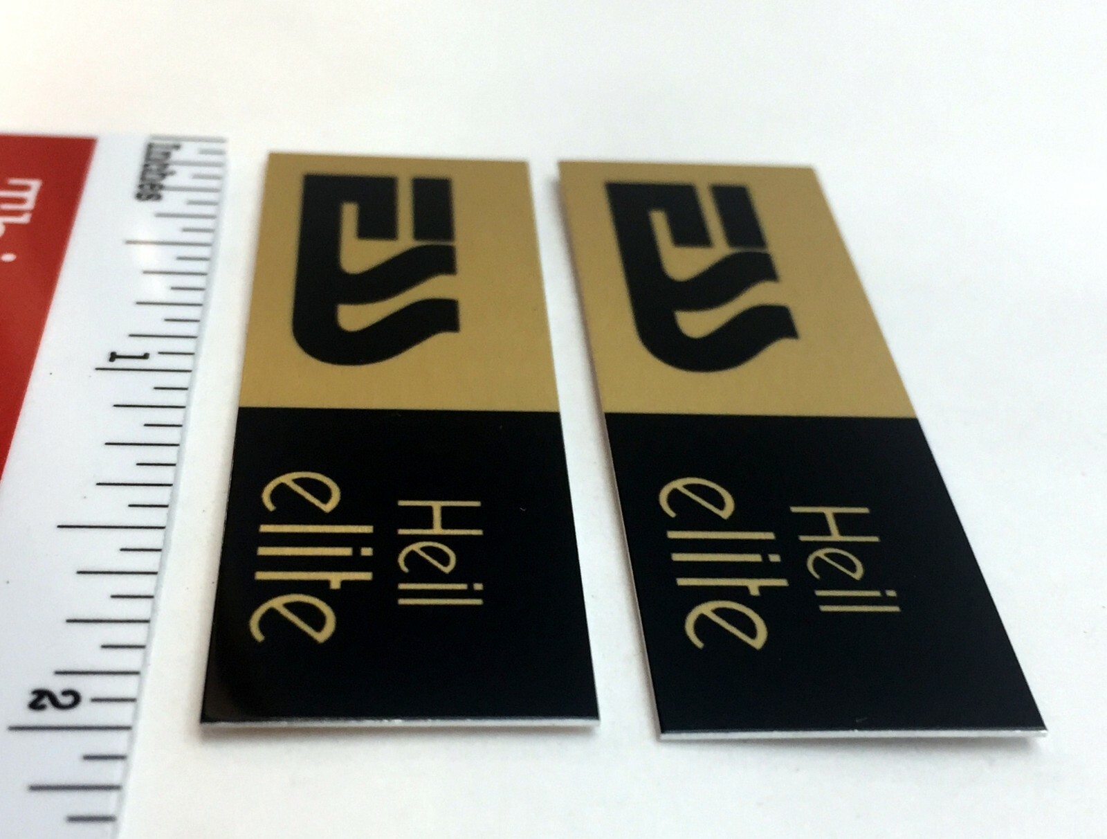 ESS Heil Elite Speaker Badge Logo Emblems Pair Free Shipping | eBay