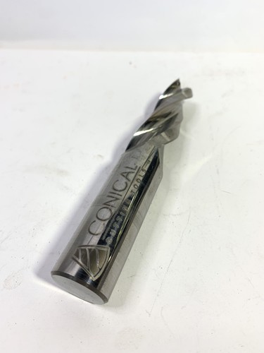 CONICAL TOOL C-1009C 3-Degree Carbide Tapered End Mill 7/8 Shank 5/8 ...